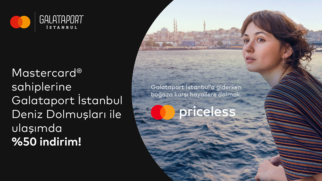 % 50 Mastercard Galataport İstanbul Deniz Dolmuşları İndirimi | Kuponlu